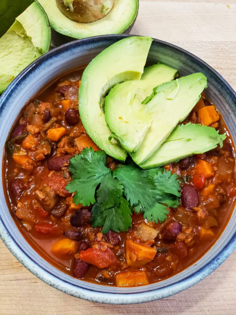 Vegan Chili with Spicy Soy Chorizo | Salt Sugar Spice