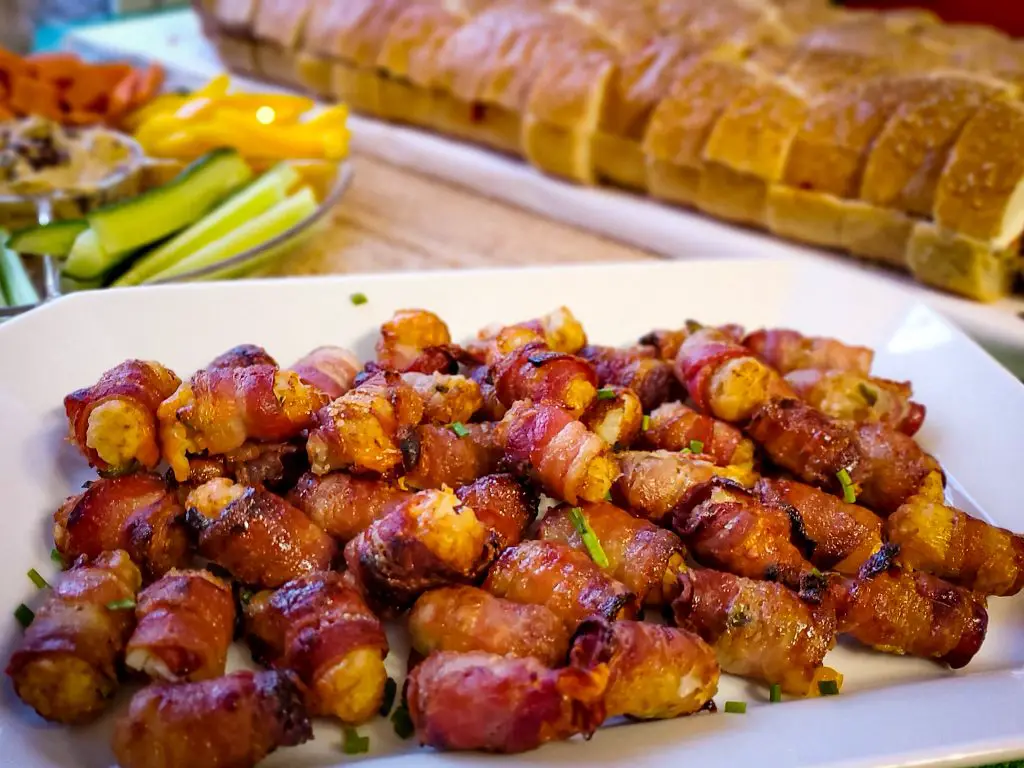 Bacon Wrapped Jalapeno & Cheddar Tater Tots | Salt Sugar Spice