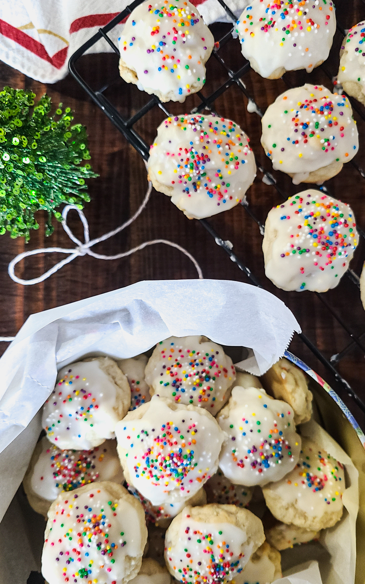 Italian Lemon Ricotta Christmas Cookies | Salt Sugar Spice