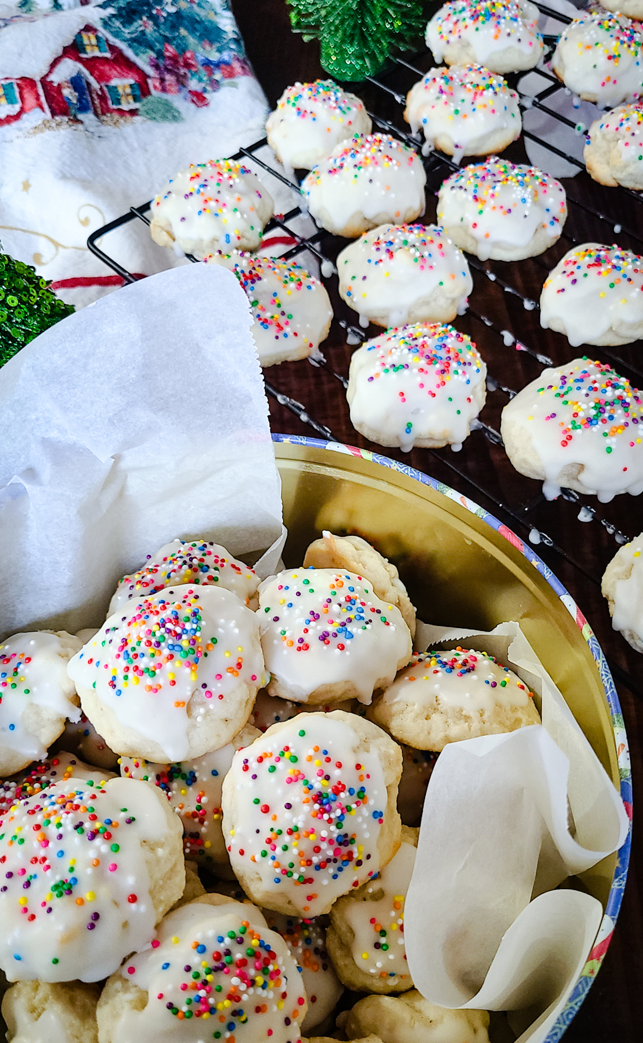 Italian Lemon Ricotta Christmas Cookies | Salt Sugar Spice