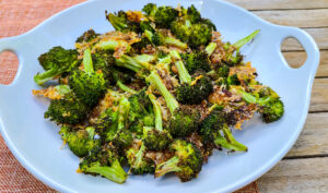 Crispy Parmesan Roasted Broccoli | Salt Sugar Spice