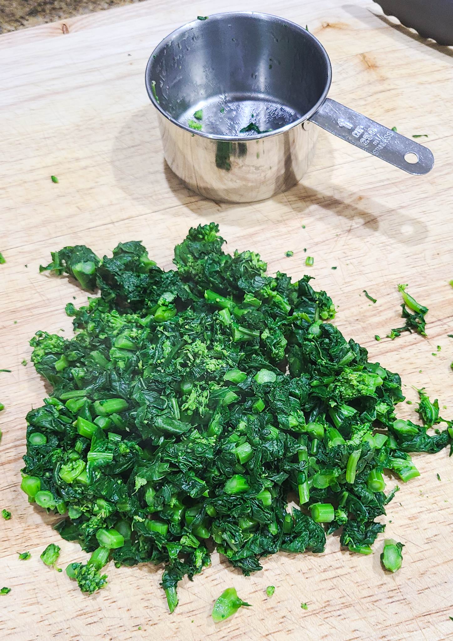 Baked Spaghetti Frittata Pie with Broccoli Rabe and Pecorino